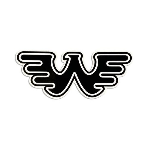 Waylon Jennings Iconic Classic Die Cut Flying W Logo Bumper Sticker 6 ...