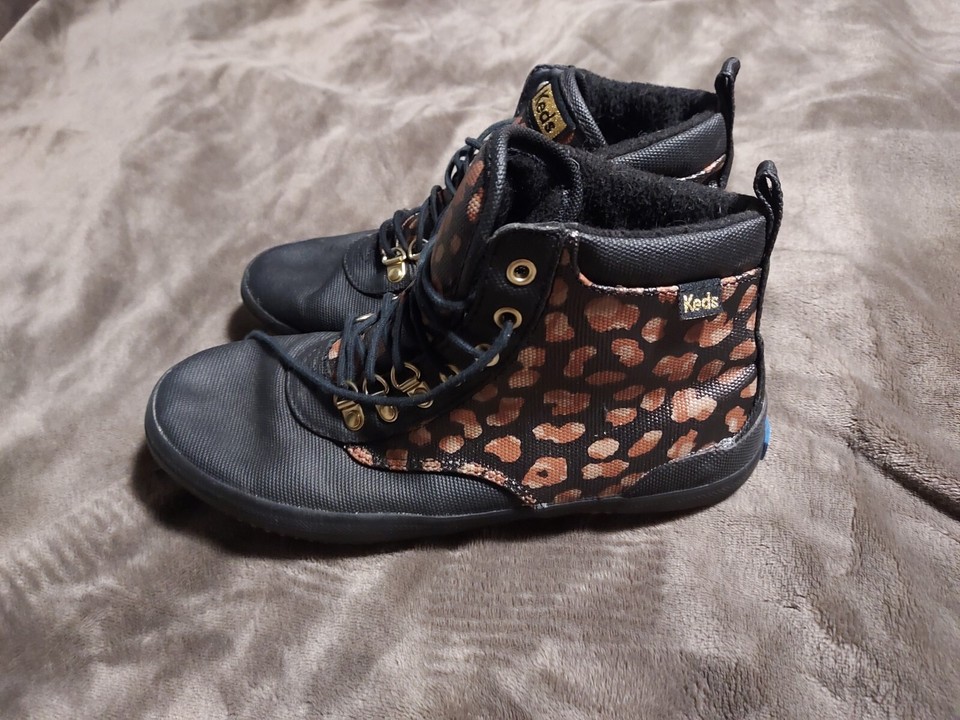 Keds Scout Boot II Water Resistant Shoe Leopard Print WF64291 Womens 7W ...
