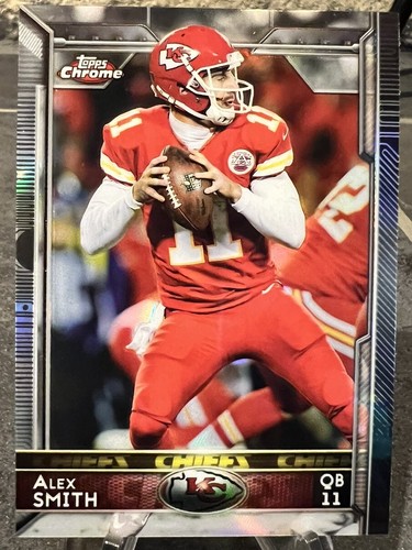 2015 Topps Chrome Alex Smith #81 Kansas City Chiefs | eBay