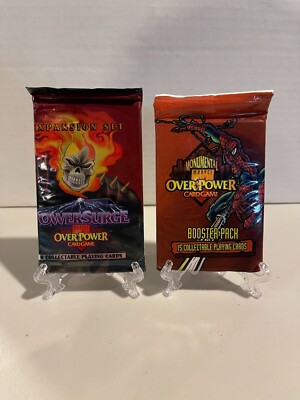 Marvel Overpower Card Game PowerSurge OverPower Booster Packs New ...