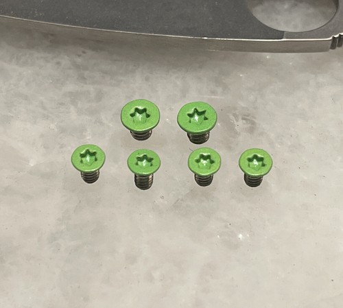 Zombie Green Stainless Screw for Spyderco Manix 2 G10 Manix XL Knife ...