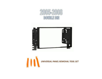 Fits 2005-2008 KIA RIO, RIO5, SPORTAGE Car Stereo Double DIN Dash Kit ...