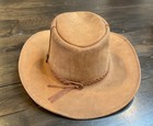Vintage Jackaroo Leather Outback Cowboy Hat - Size XL - Made in ...