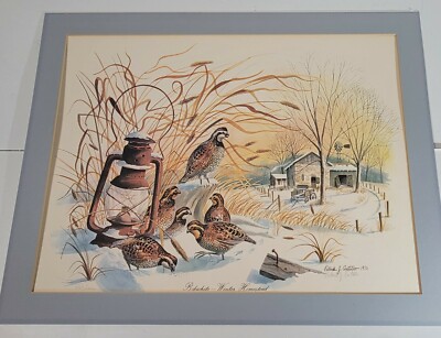 Patrick J. Costello Bob White Winter Homestead Art Print Limited Ed ...