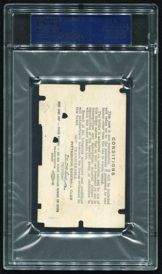 1972 Roberto Clemente 3000 Hit - Pittsburgh Pirates Season Ticket Pass ...