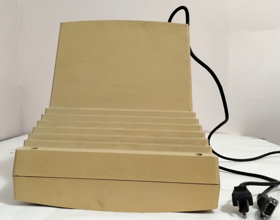 "BTC" 12" Amber Monochrome CRT Monitor With Swivel. Vintage Retro WORKS ...