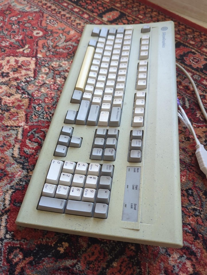 Silicon Graphics SGI "Granite" Keyboard 9500900 | eBay
