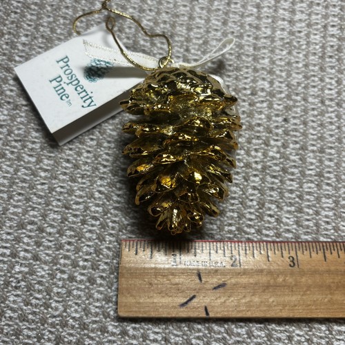 Vintage Prosperity Tree Inter. Prosperity Pine Cone Ornament NWT RARE ...