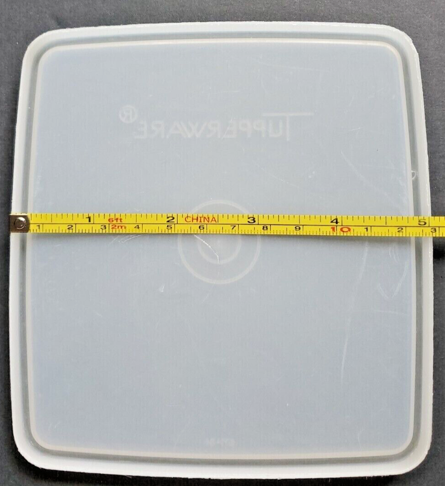 Tupperware Lid Only 671-34 Replacement Lid Clear, 5"x5.38" Square | eBay
