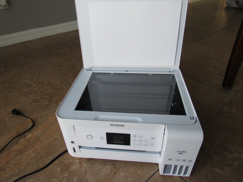 Epson EcoTank ET-2760 Supertank Color Inkjet All-in-One Printer - White ...