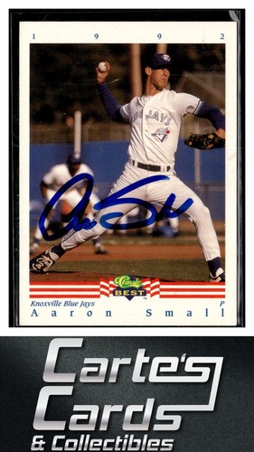 Aaron Small 1992 Classic Best #162 Knoxville Blue Jays TTM/IP Signed ...