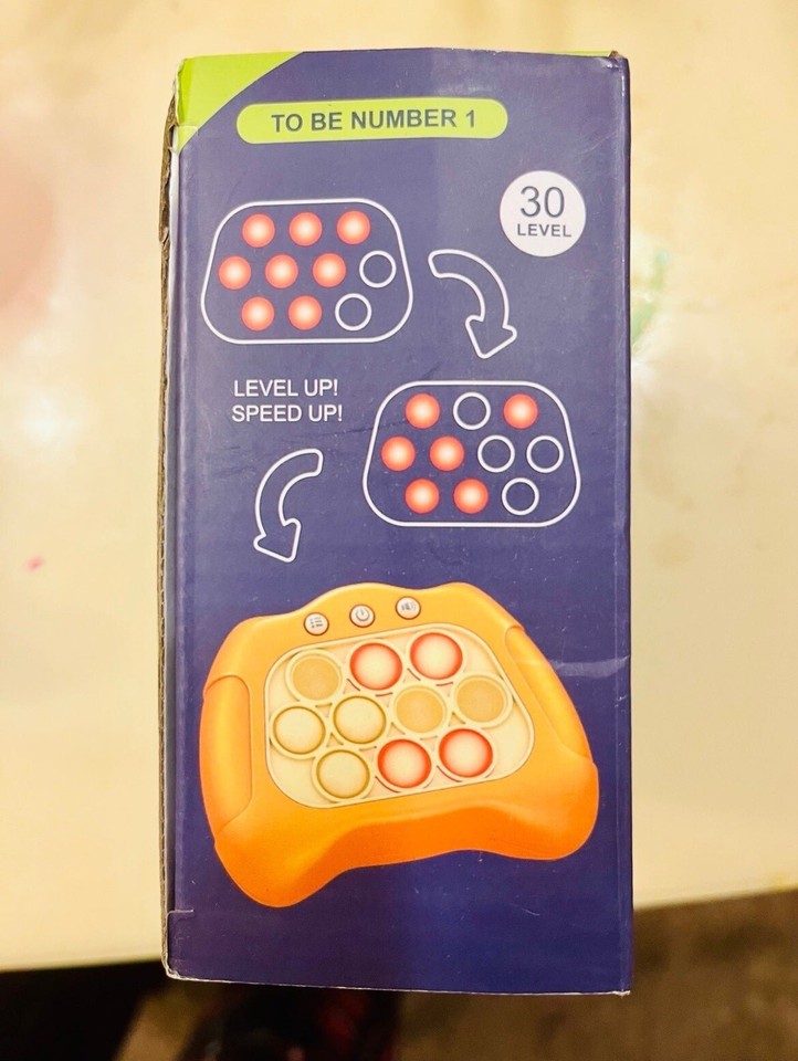 Quick Push Toy with Lights & S- Fast Push Bubble Game, Electronic Toy ...