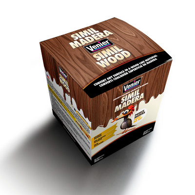 Venier Wood Look Paint Mahogany - Wood Effect Paint and Primer - 25.36 ...