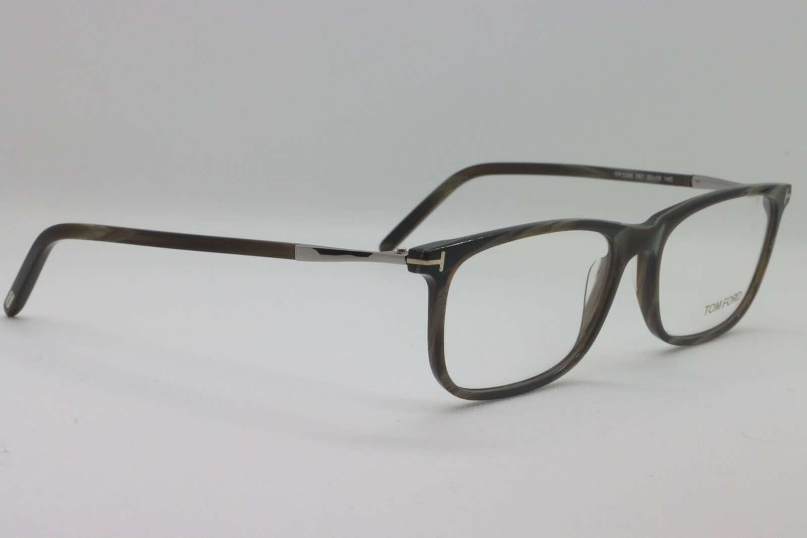 NEW TOM FORD TF 5398 061 BROWN HORN AUTHENTIC FRAMES RX EYEGLASSES ...