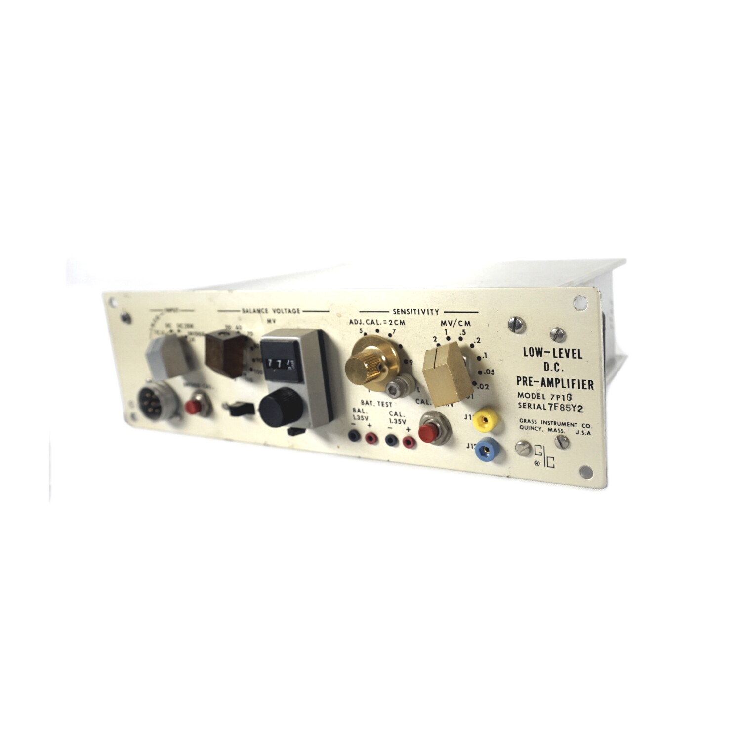 Grass Instrument 7P1G Polygraph Low Level D.C. Pre-Amplifier, Rack ...