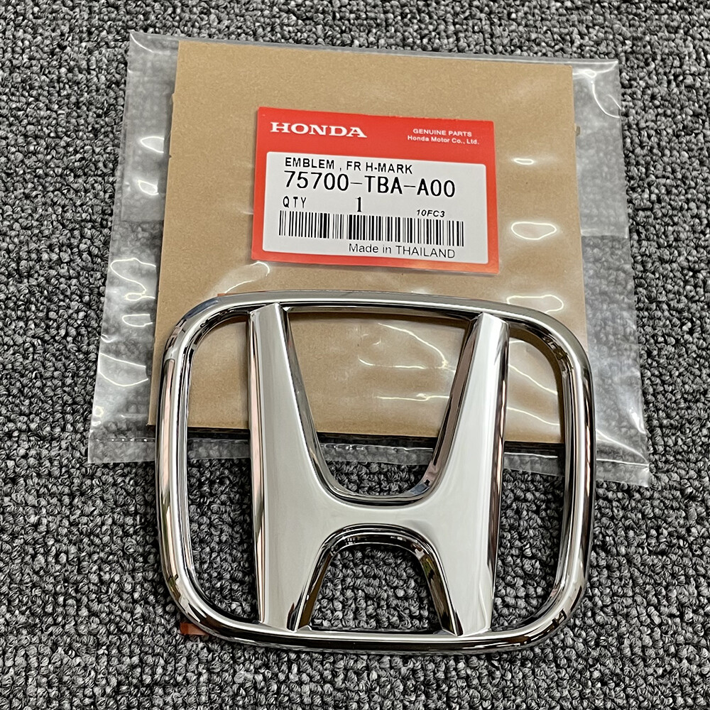 75700-TBA-A00 Front Grille H Emblem Fits 2016-2021 Honda Civic H Badge ...