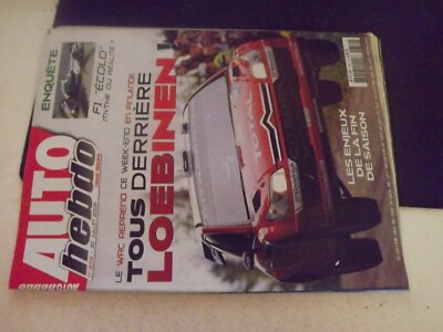 ** Auto Hebdo n°1659 Rallye Finlande - La F1 écolo - Sprint Cup - Vijay ...