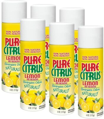 Pure Citrus Spray 4 Oz. Car Air Freshener, Lemon (6-Pack) | eBay