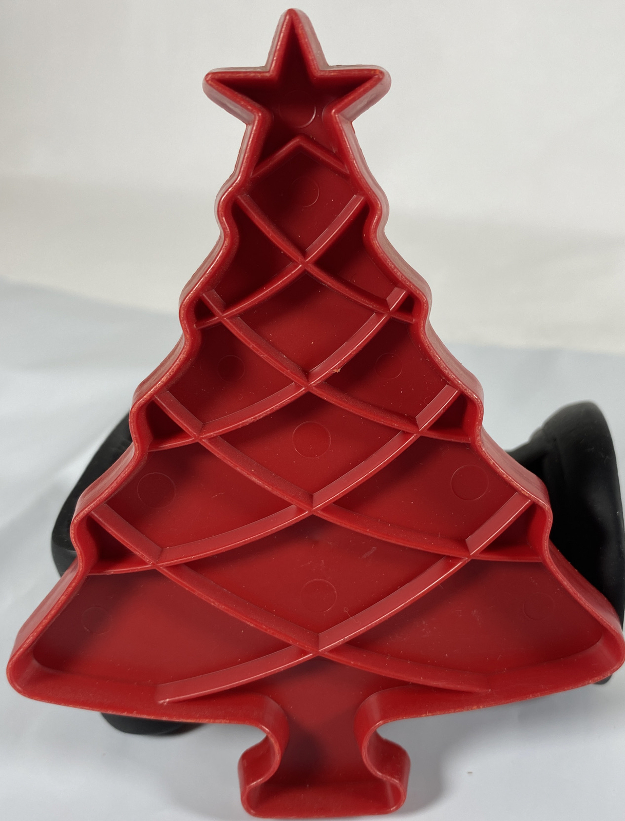 Vintage Tupperware Christmas Tree Cookie Cutter Red Plastic | eBay
