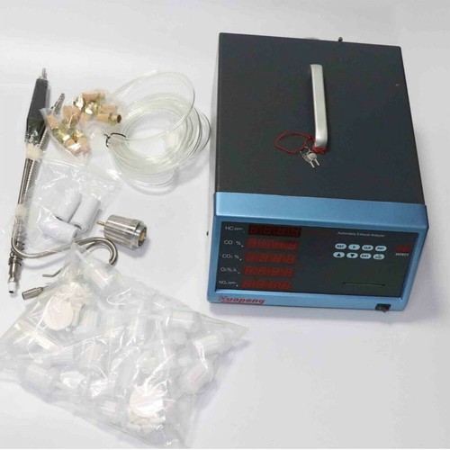 Car Automobile Exhaust Gas Analyzer With Printer 5 in 1 HC, CO, CO2, O2 ...
