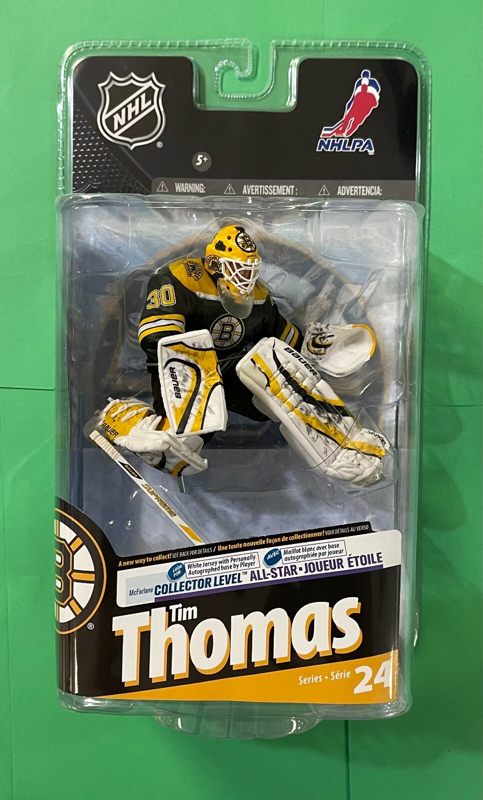 TIM THOMAS MCFARLANE FIGURE NHL 24 BOSTON BRUINS | eBay