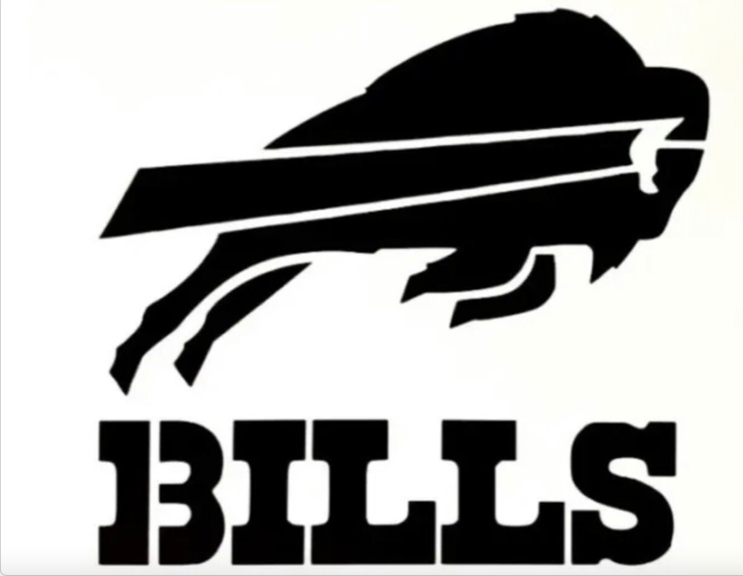 Bills Football Stencil Durable & Reusable Stencils 6x6 Inch FREE ...