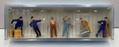 Preiser 14016 "Delivery Men with Loads" 1/87 HO Scale Figures | eBay