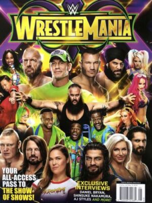 WWE WRESTLEMANIA 34 Magazine Guide 2018 | eBay