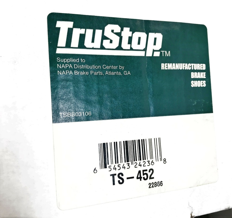 Napa Re-Lined Brake Shoe TS-452 NOS | eBay