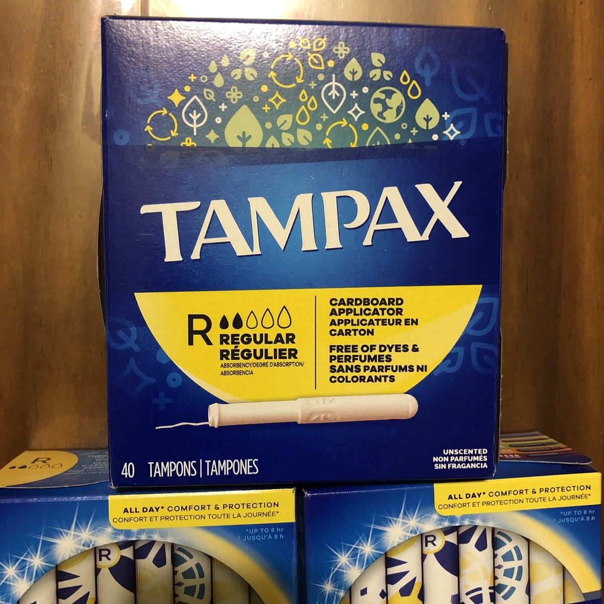 Tampon Box Tampax Pearl Tampons With LeakGuard Braid Super | Jean