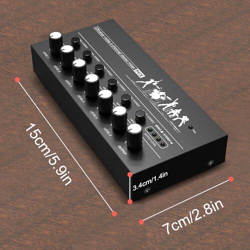 Mini Stereo Line Audio Mixer: Independent Control 6-Channel Mixers for ...
