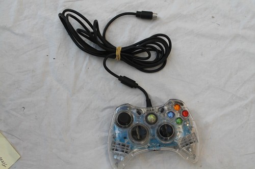 Microsoft XBOX 360 Afterglow Clear Wired Controller PL-3602 Glows | eBay