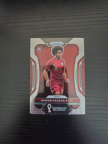 Akram Hassan Afif - 2022 Panini Prizm FIFA World Cup Rookie Card RC ...