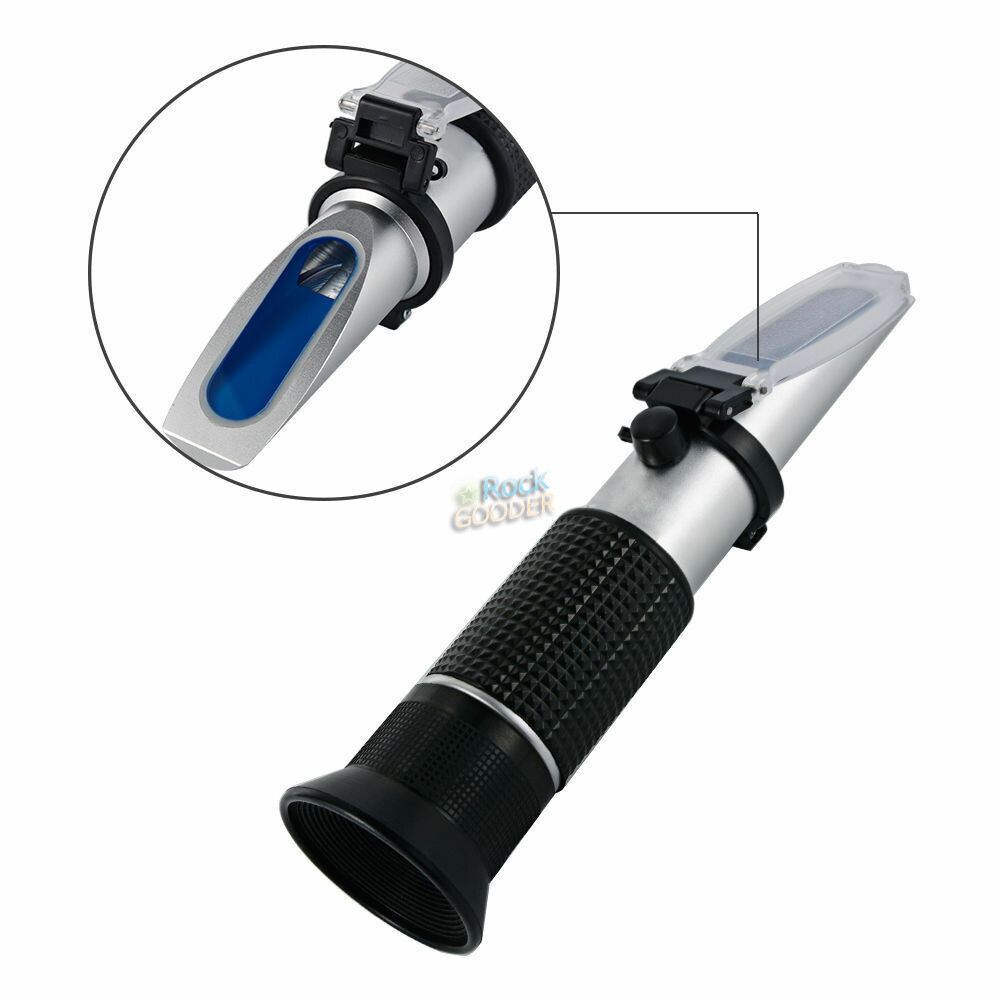 Battery Antifreeze Refractometer ATC Specific Gravity Coolant Optical ...