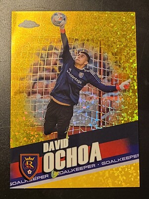 2022 Topps Chrome MLS Gold Diamond /50 #177 David Ochoa - Real Salt ...