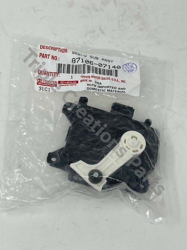 GENUINE Toyota 87106-07140 DAMPER SERVO SUB-ASSY, BLOWER, NO.1 ...