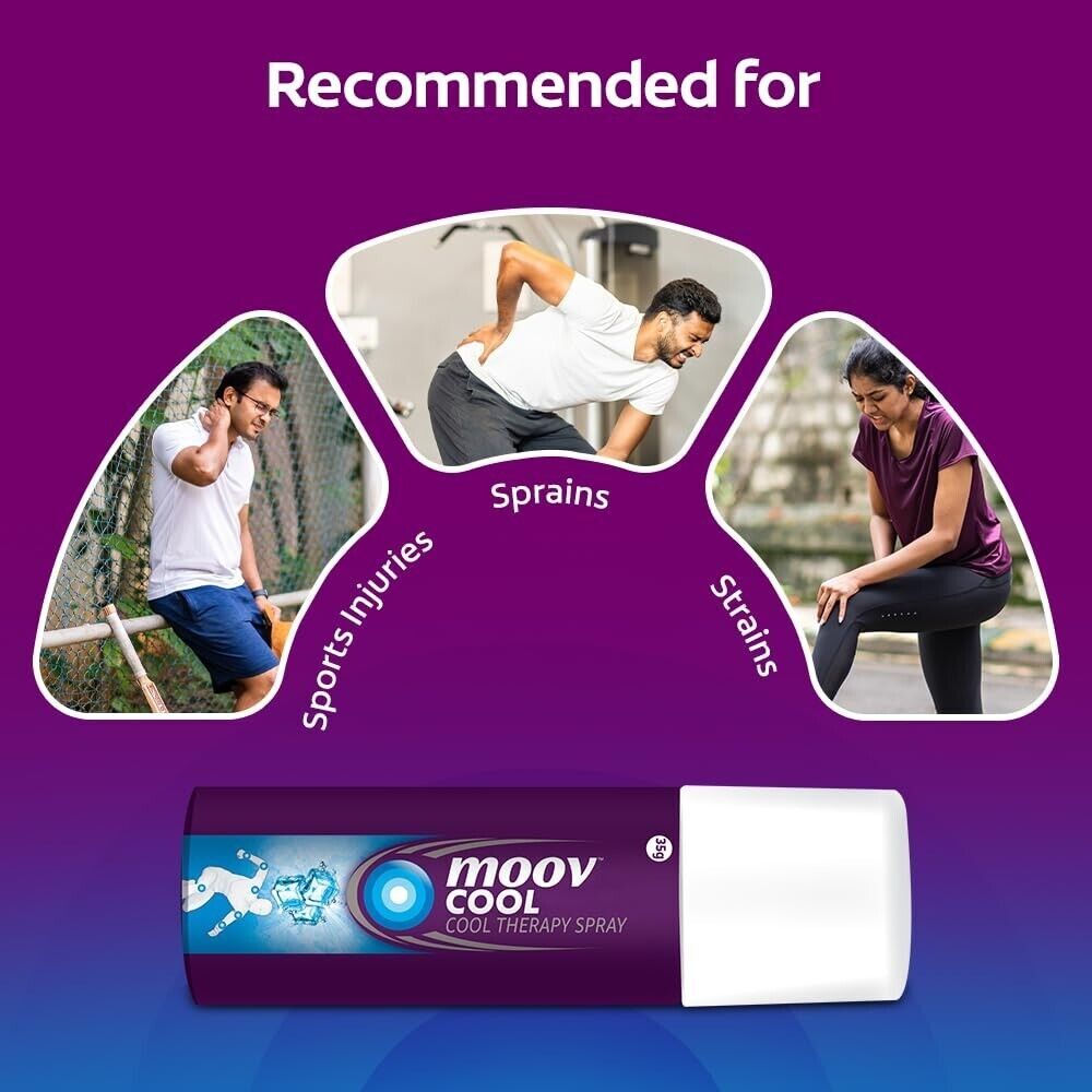 Moov Cool Spray 35g body pain relief sports injuries, sprains NEW STOCK ...