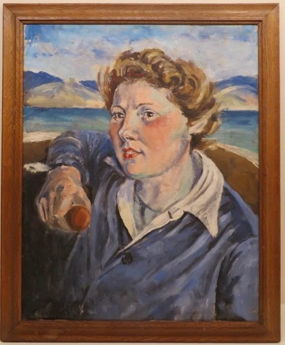 Margaret Nicholson (1886-1972) ENGLISH MID 20thC PORTRAIT OF A LADY oil ...