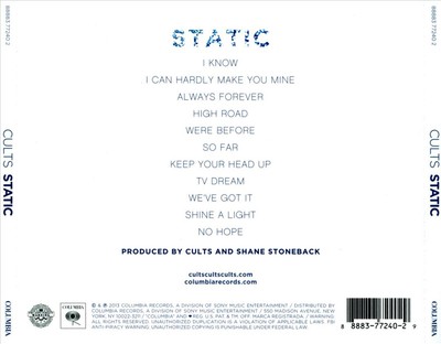 CULTS STATIC NEW CD 888837724029| eBay