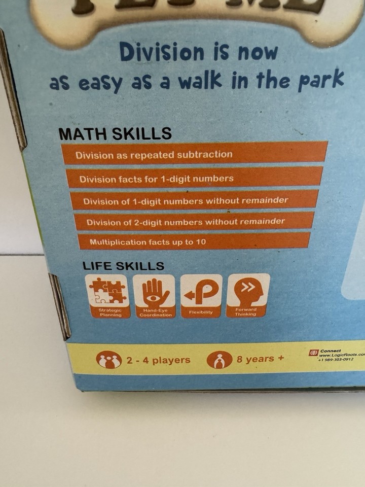 Pet Me Multiplication And Division Game 8yr+ Used once, 2-4 players ...