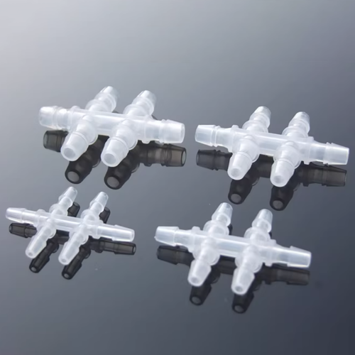 Plastic Barbed Joiner 6 Way Splitter Connector 3.9mm 4.8mm 6.4mm 7.9mm ...
