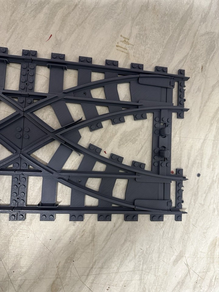 Compatible With Lego L Track - Double Switch Crossover Train Track ...