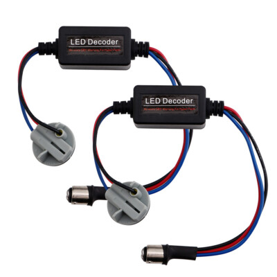 2Pcs 1157 LED Load Resistors Turn Signal LED Error Free Warning Flash ...