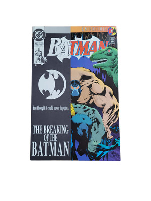 Batman #497 (Bane Breaks Batman's Back)- DC 1993 9.4 BATMAN KEY!!! NM ...