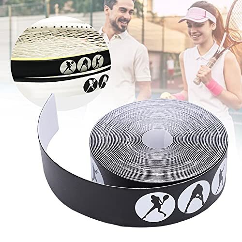 Racket Tape, Tennis Racket Head Anti Scratch Tape Racket Head Frame ...