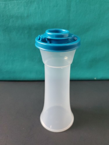 Tupperware Hourglass Salt or Pepper Shaker Aqua Blue Seal Single ...