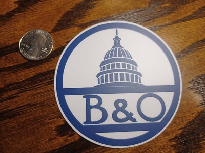 Baltimore & Ohio Railroad laminated die-cut vinyl sticker | eBay
