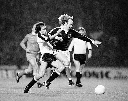 Football Arthur Graham Of Scotland Tackled By Herbert Weber 1979 OLD ...