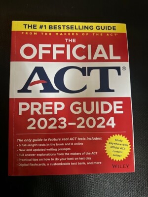 The Official ACT Prep Guide 2023-2024 Like New | eBay
