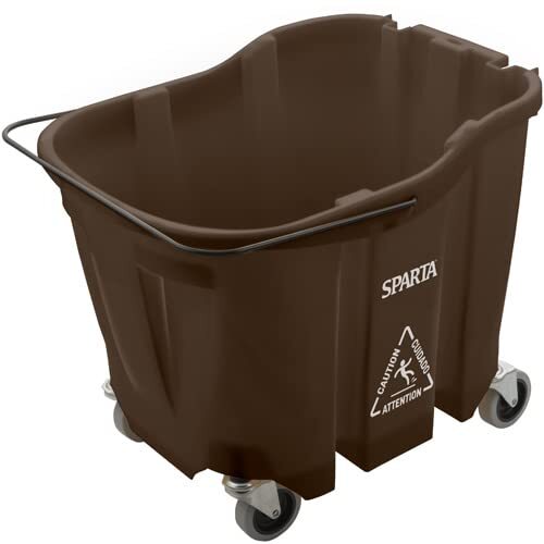 SPARTA 7690401 Omnifit Plastic Mop Bucket For Cleaning, 35 Quarts ...